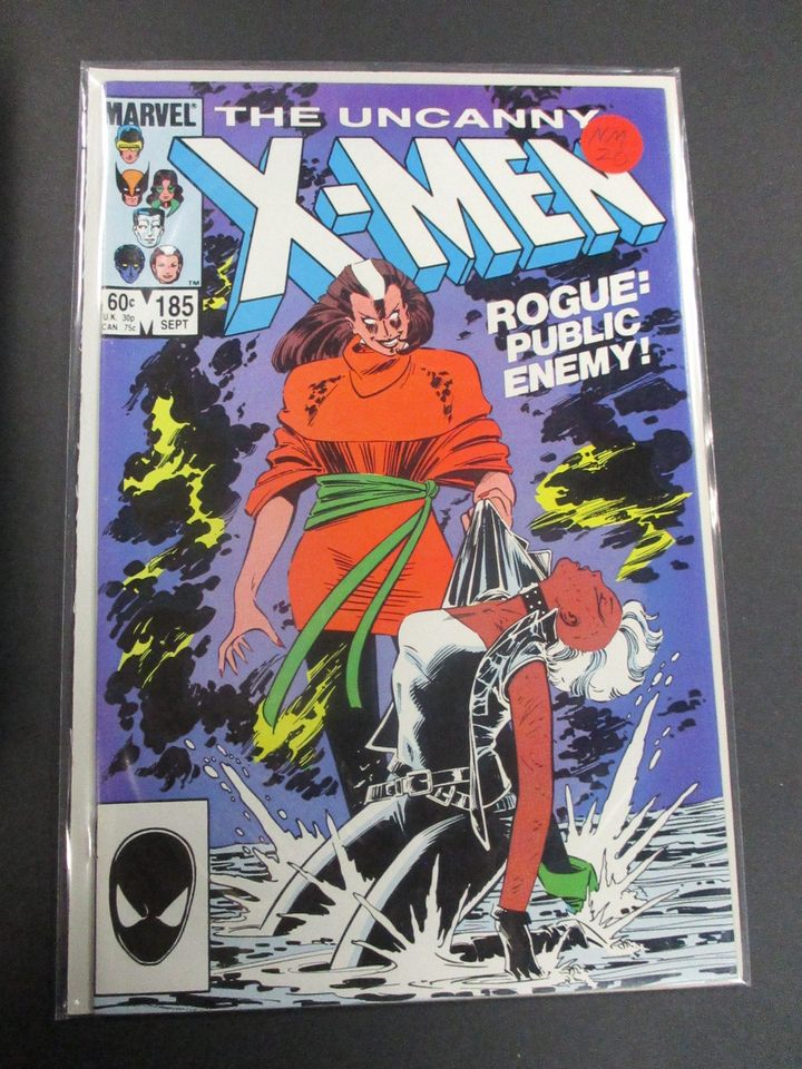 MARVEL COMICS GROUP UNCANNY X-MEN #185 ROGUE PUBLIC ENEMY STRIPPED ...