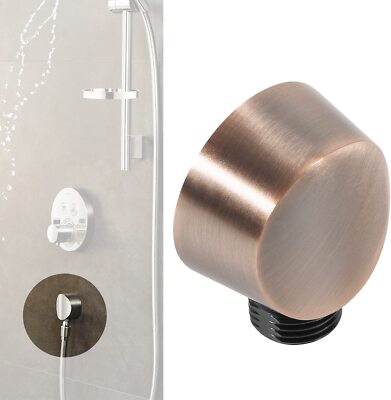 Round Drop Ell Handheld Shower Wall Connector A725ORB, Bronze 0.5 Inch ...