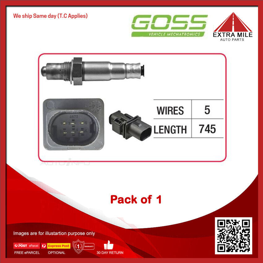 GOSS Oxygen Sensor For Nissan X-TRAIL T31 2.0L M9R DOHC 16v Turbo ...