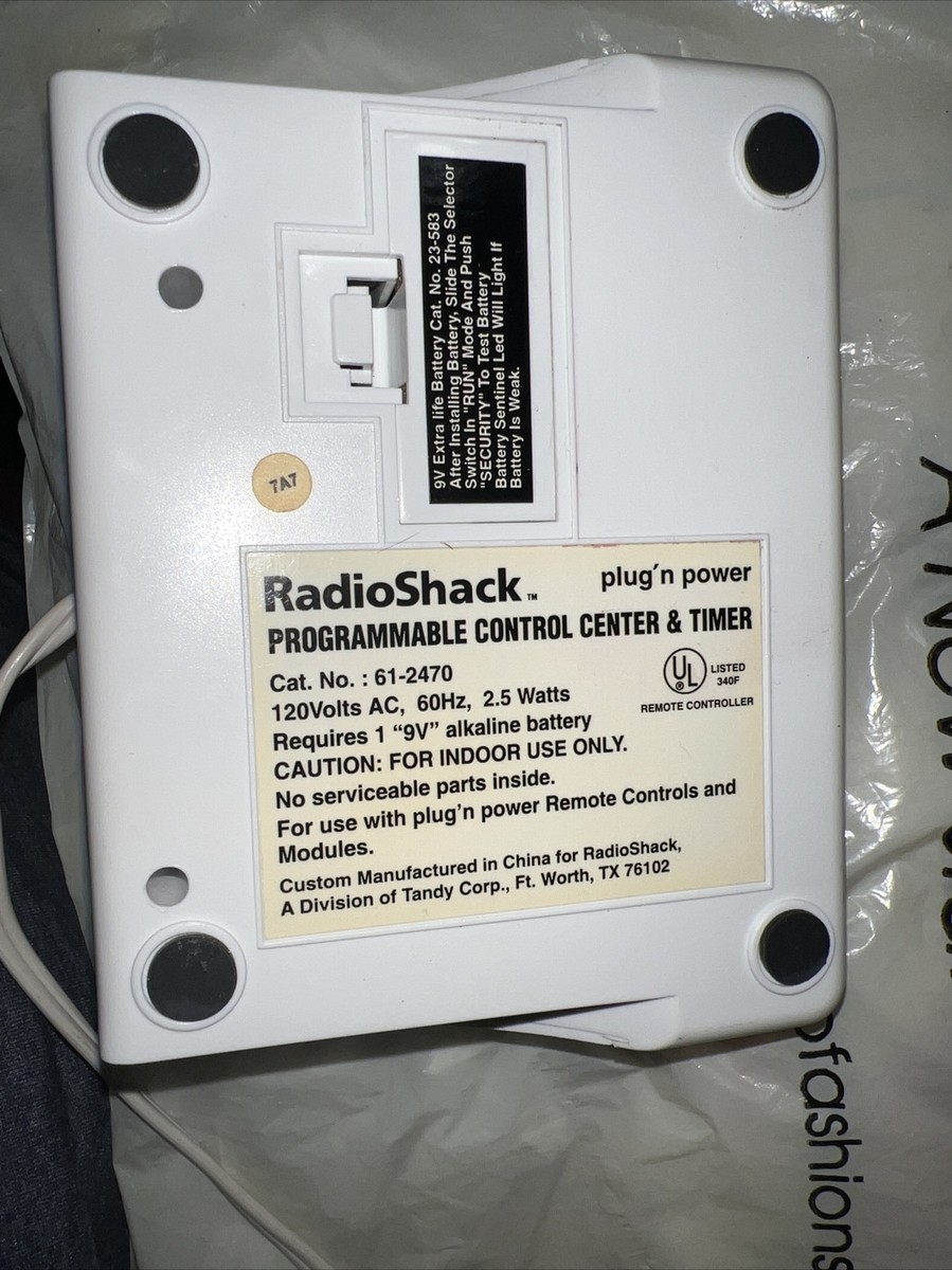 X10 Powerhouse Minitimer Programmable Control Center X10 Home