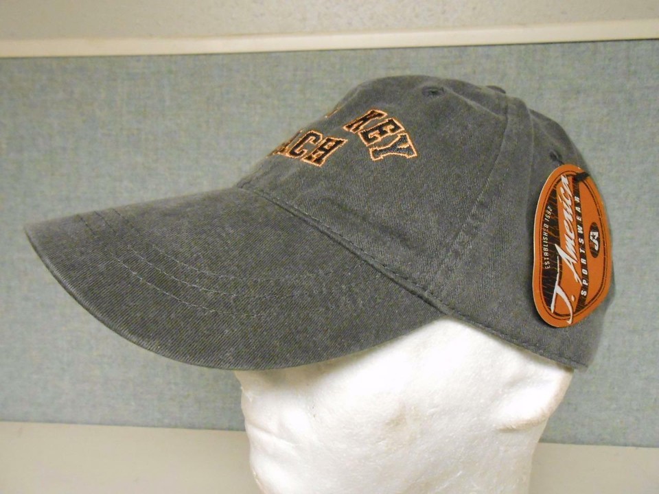 NEW Siesta Key Beach Florida Mens Sizes S-M-L Adjustable Gray Cap Hat ...