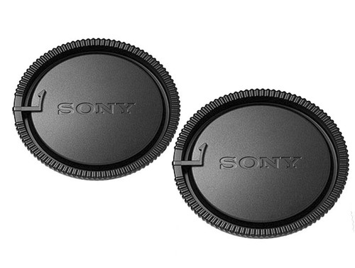 2 x Rear Lens Caps Covers for Sony Alpha A Mount Lenses SONY logo - UK ...
