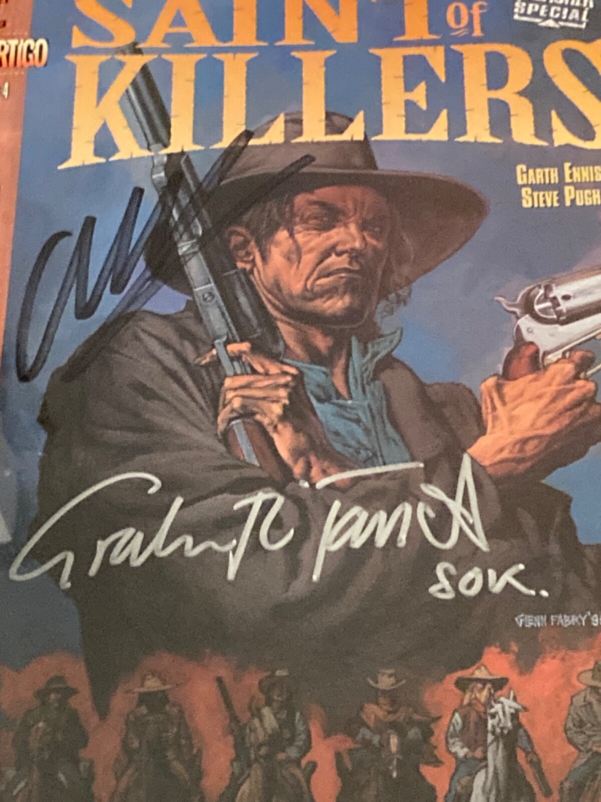 Preacher Saint of Killers SOK SS Signed Comic Graham McTavish Garth ...