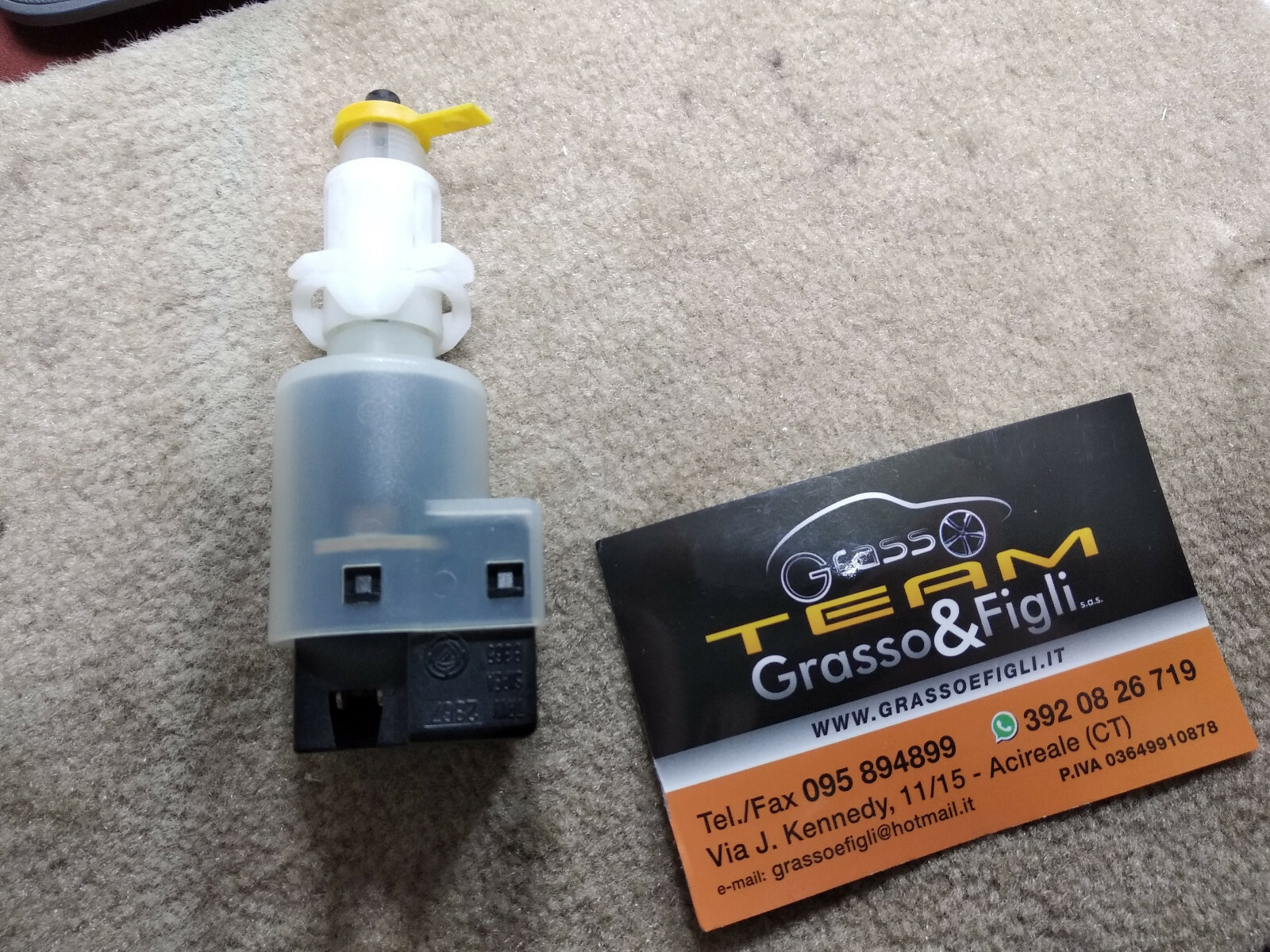 Interruttore freno Luce Stop Fiat original 46423232 Sipea Fiat Punto ...