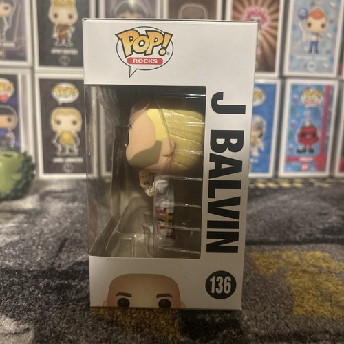Funko Pop Rocks J Balvin 136 Limited Edition Figure Reggaeton PR ...