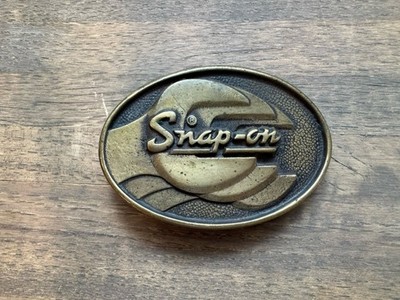 Vintage Snap On Tools Solid Brass Belt Buckle Made in USA - SPP 439 | eBay