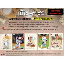 2023 Topps Archives Signature Series Active Checklist Info, Boxes