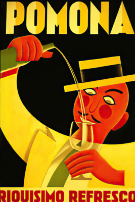 Bar Pomona Soda Riquisimo Refresco Vintage Art Wall Room Poster ...