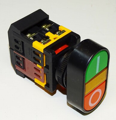 INDUSTRIAL STOP / START BUTTON – motor controls – 22mm machinery on off ...