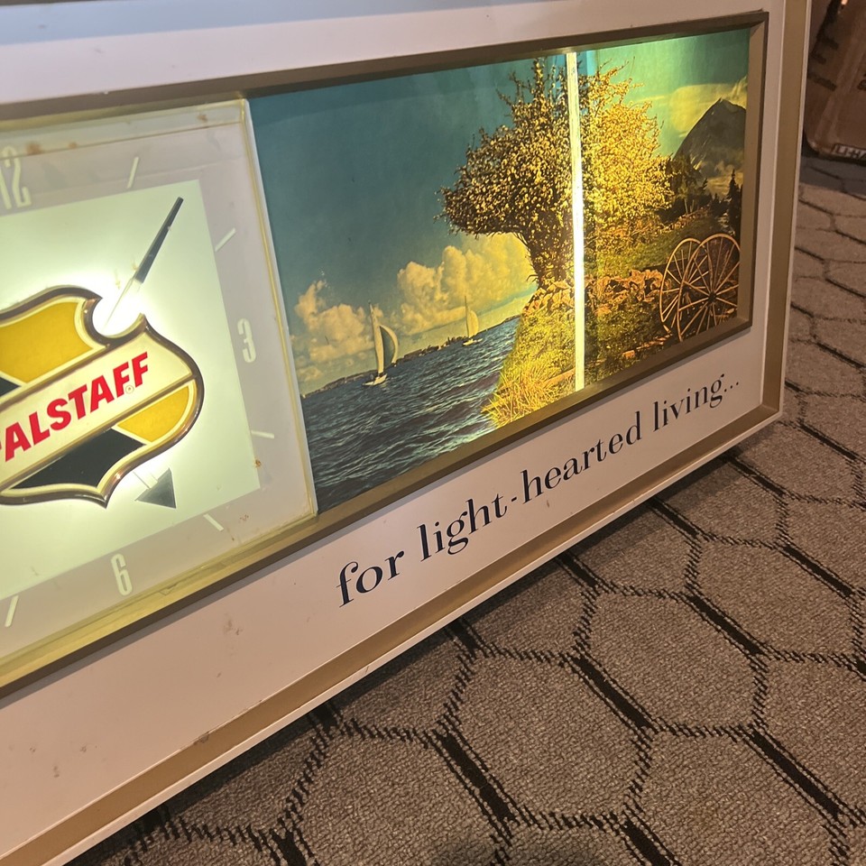 Falstaff Motion Beer Sign Lighted | eBay