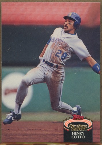 1992 Topps Stadium Club #14 Henry Cotto Seattle Mariners | eBay