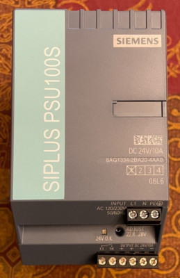 Siemens IPLUS PSU100S 120/230VAC to 24VDC/10A Power Supply #6AG1334 ...