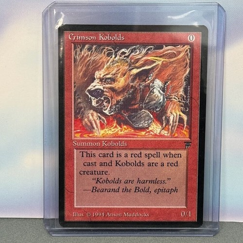 MTG Legends Crimson Kobolds Magic Card WOTC | eBay