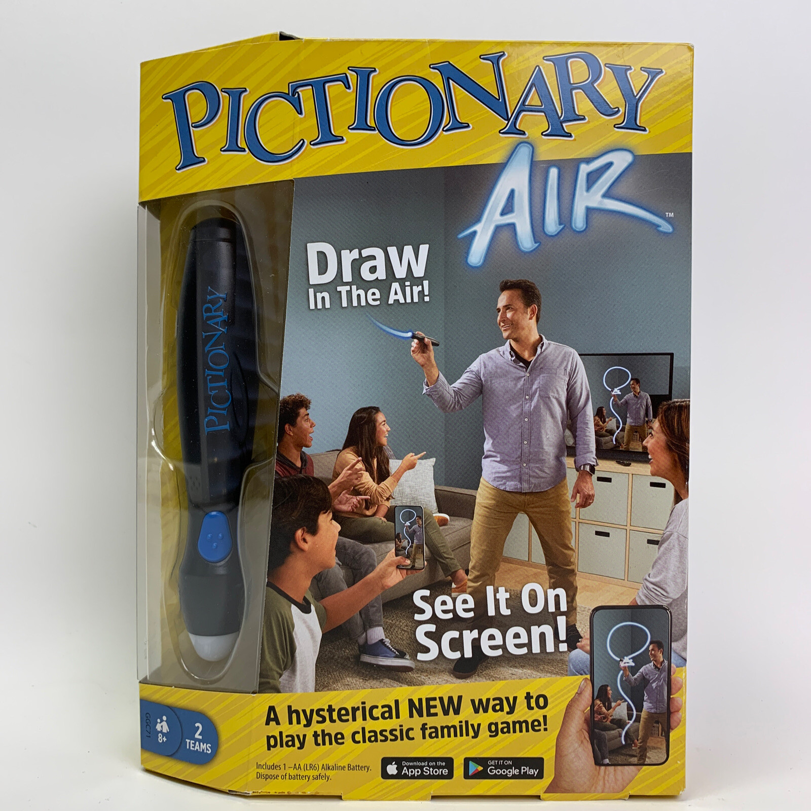 Pictionary Air Pen Draw In The Air Mattel Classic Family Fun Board Game ...