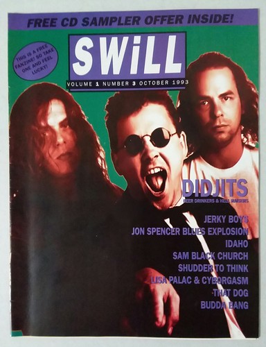 Swill Magazine #3 (1993 punk zine) Jerky Boys, Jon Spencer, Lisa Palac ...