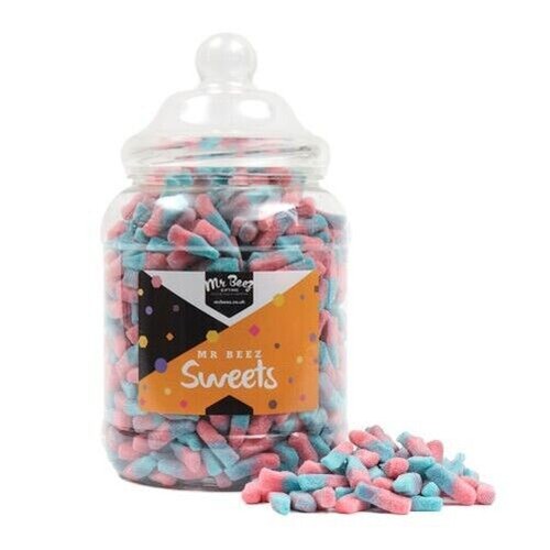 Fizzy Bubblegum Sweet Bottles Gift Jar Medium or Large Mr Beez | eBay