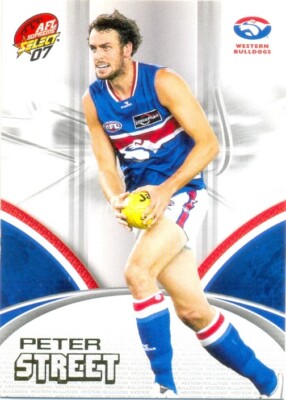 2007 AFL SELECT SUPREME Common card #195 - Peter Street - Western ...