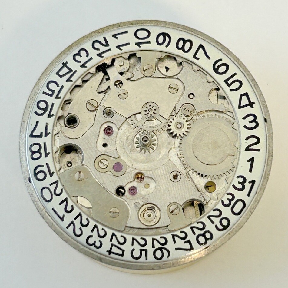 Helbros Cal PUW 1261 Watch Movement For Parts Balance Fork Spring ...