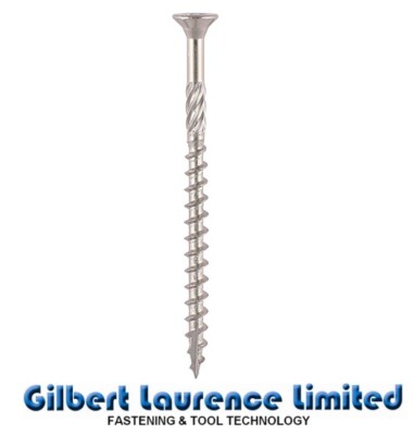 50mm 65mm PROFESSIONAL STAINLESS STEEL DECKING WOOD SCREWS EXTERIOR ...