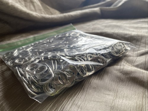 300 Aluminum Soda/Beer/Pop Can Pull Tabs Crafts/Chainmail/Crochet | eBay
