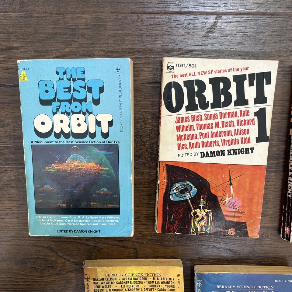 THE BEST FROM ORBIT By Damon Knight - Paperbacks Lot Of 9 Rare Books ...