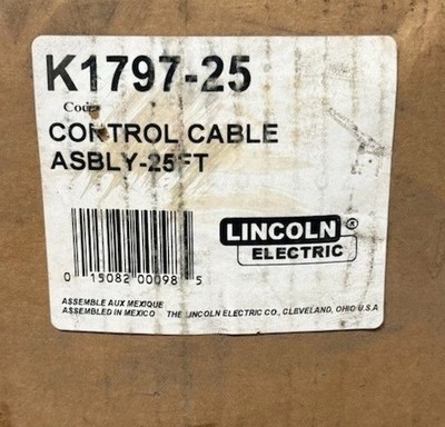 LINCOLN ELECTRIC ARCLINK 5-PIN CONTROL CABLE 25ft, K2683-25 NOS NEW | eBay