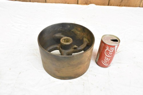 Line Shaft Flat Belt Pulley 5" x 8" Antique Vintage Hit & Miss Gas ...