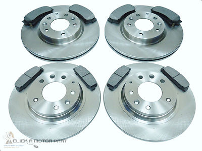 FRONT & REAR BRAKE DISCS AND PADS FOR MAZDA 6 1.8i 2.0i 2.0 2.2 CD 2.5i ...
