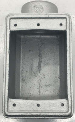 FD3 CROUSE HINDS NO MOUNTING FEET + NO GROUND SCREW 1-INCH CAST IRON ...