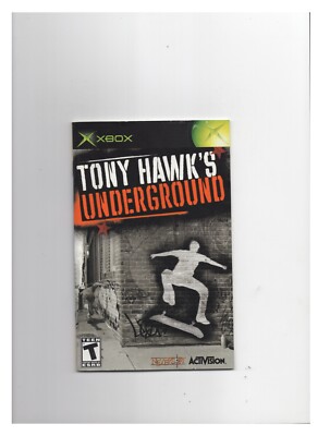 Tony Hawks Underground Original Xbox Manual Only Authentic Ebay 2951