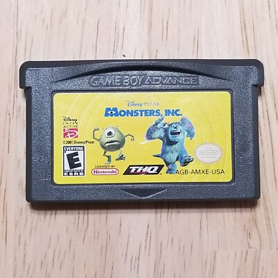 Monsters Inc Gameboy Advance GBA Cartridge Tested and Works | eBay