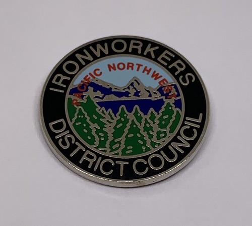 Ironworkers Iron Workers Of Pacific Northwest District Council Lapel ...