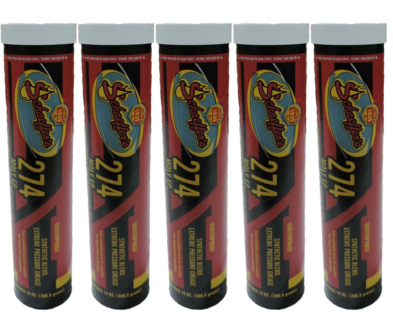Schaeffer's Oil Moly EP Synthetic Plus Waterproof Grease (5 Tubes) #274 ...