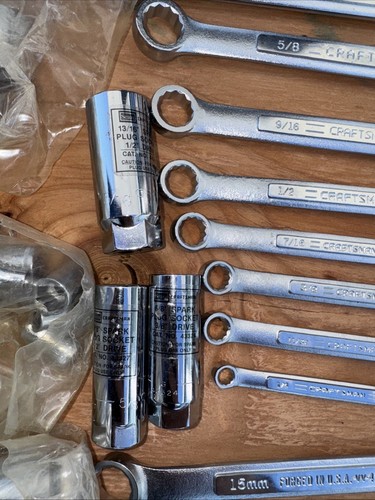Incredible Sears Craftsman USA Nos 215pc Mechanics Tool Set Old School ...