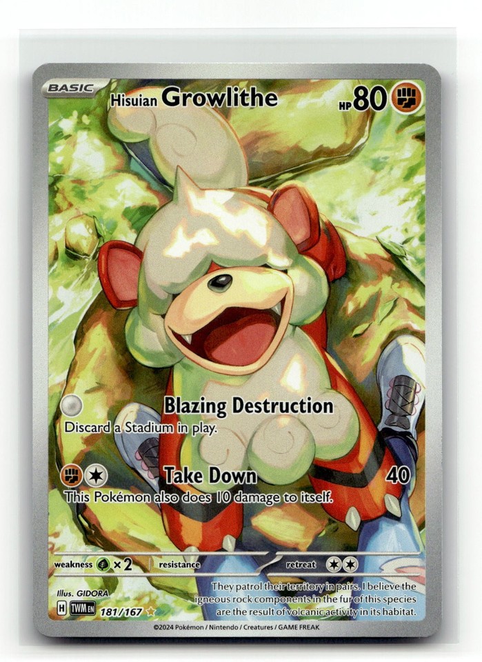 Arcanine Growlithe Pokémon Cards! Holo/Reverse holo EX V Rare Choose ...