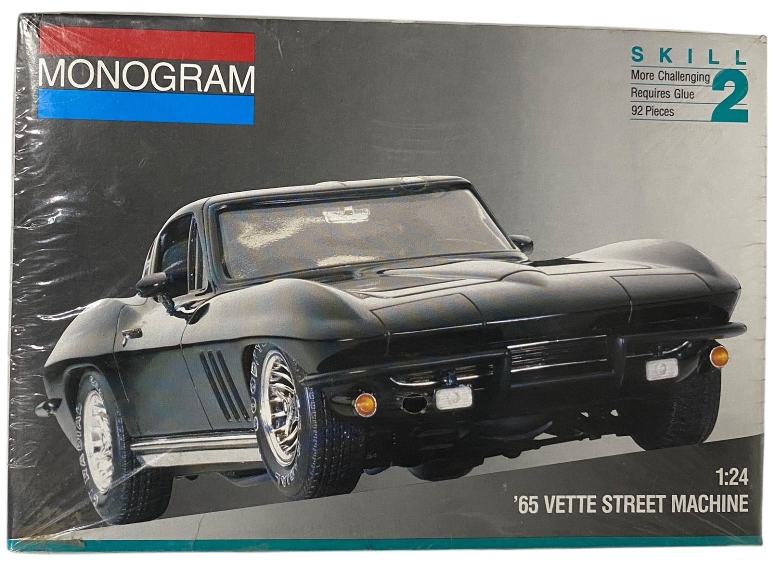 Monogram 1965 Vette Street Machine Corvette 1991 1:24 Model Kit NEW ...
