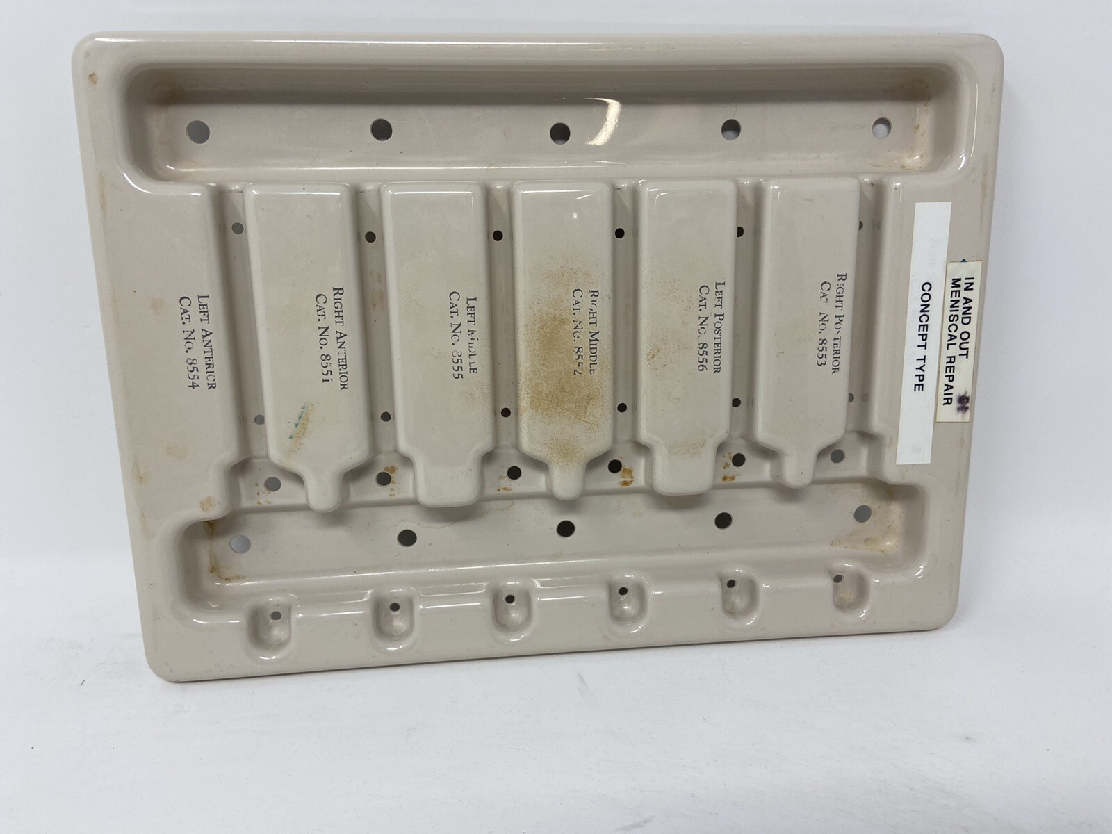 Linvatec Zone Specific Cannula Set Concept type TRAY ONLY | eBay