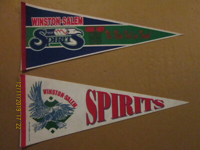 Winston-Salem Spirits Vintage Lot of 2 Different Team Logo Baseball ...