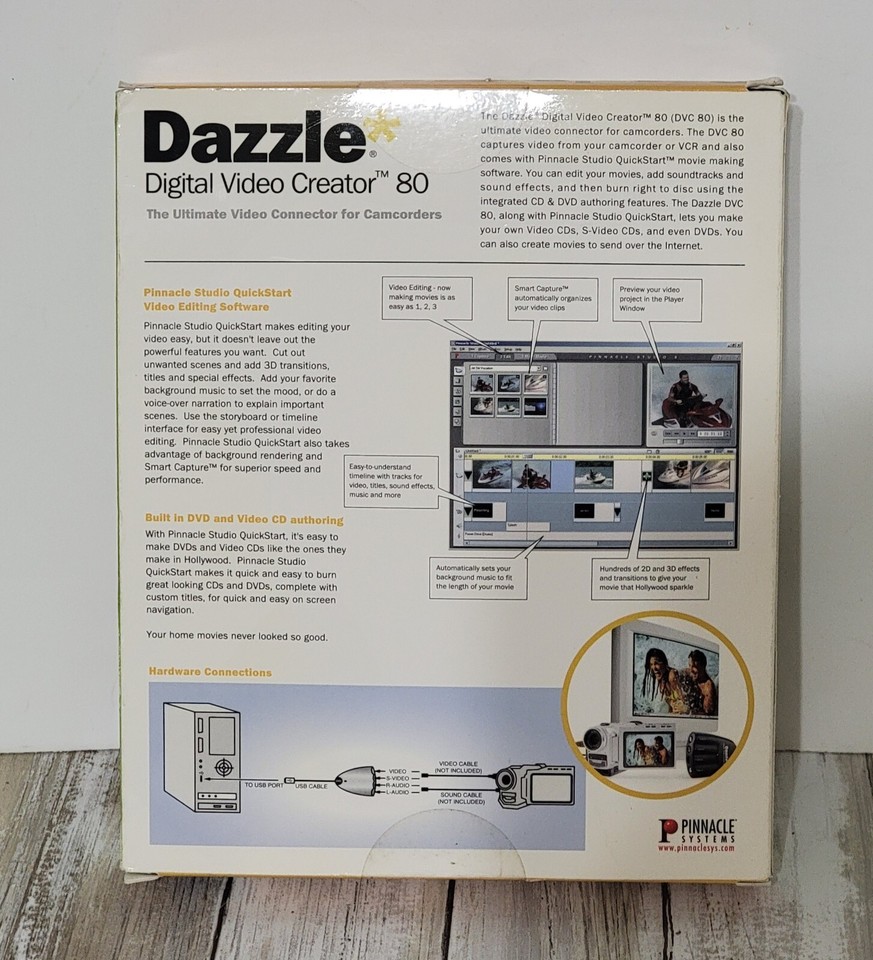 Dazzle Digital Video Creator 80 Includes Installation Disc & Quick Start Guide | eBay