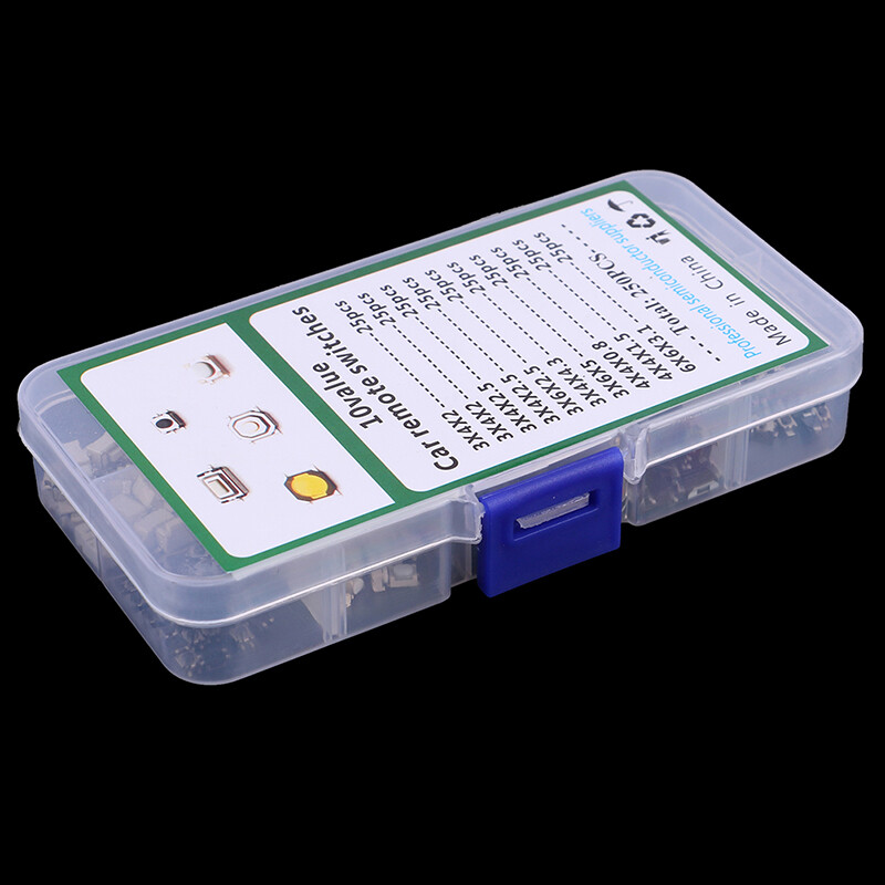 250PCS Car Micro Switches for Mini Remote Key Fob Push Button Repair 10 ...