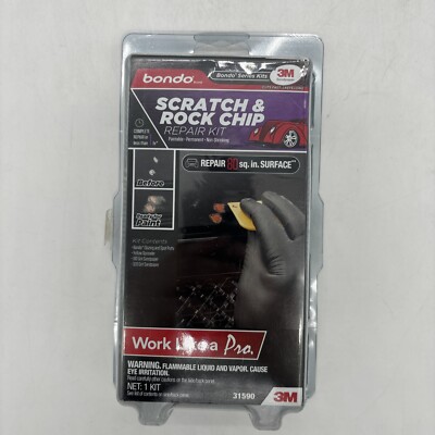 Bondo 3M Scratch And Rock Chip Repair Kit Paintable Non Shrinking ...