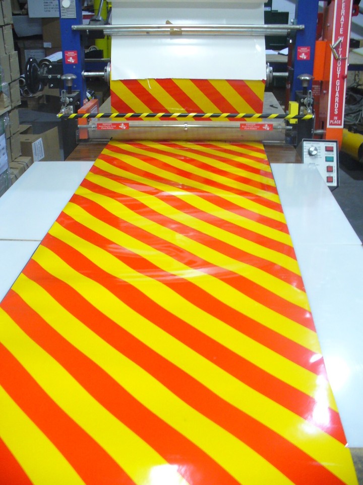 Highway Reflective Vinyl Yellow & Red Chevron plus White, Yellow | eBay UK