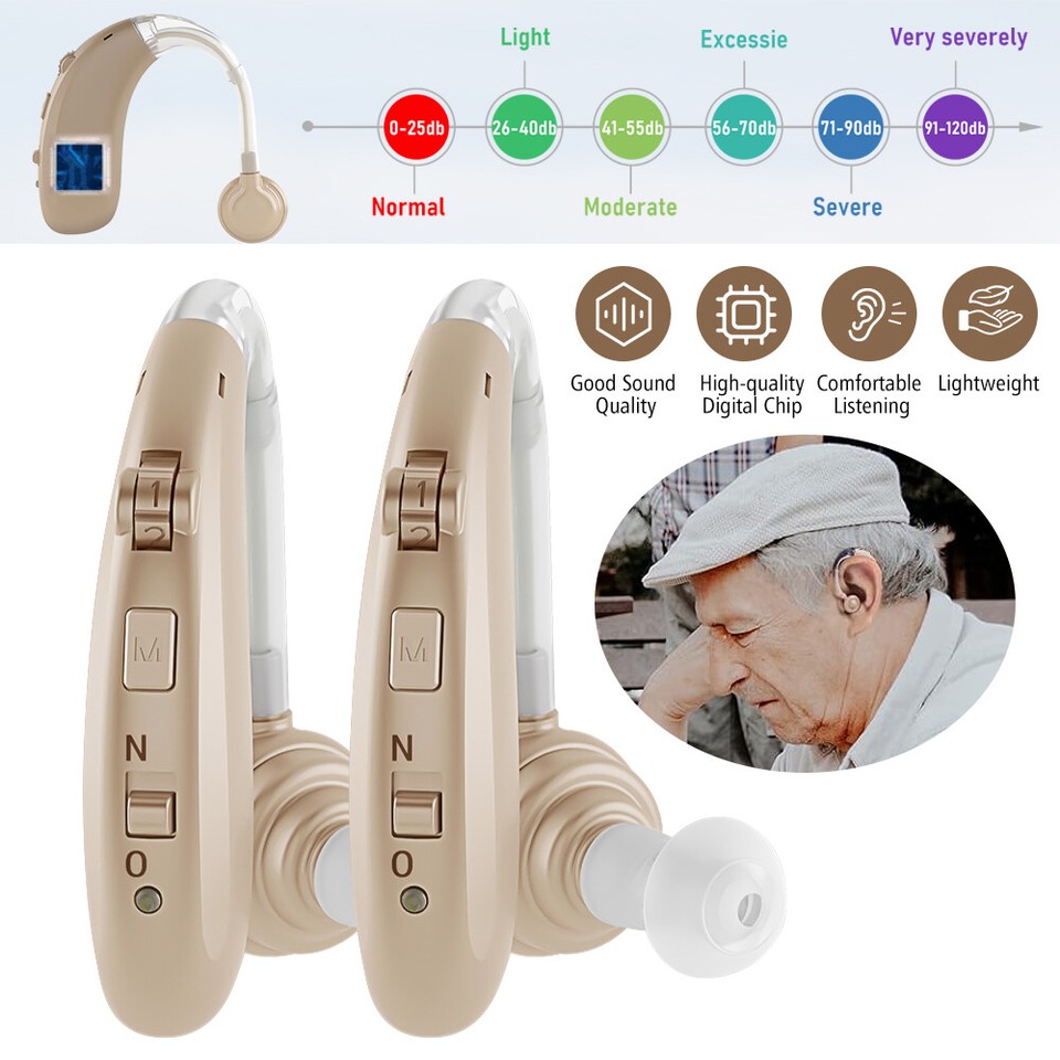 Mini Digital Hearing Aids Invisible In Ear Small Sound Voice Amplifier ...