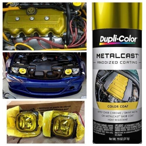 Yellow Anodized Coating Spray Can Brake Engine Custom Caliper Paint ...