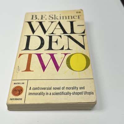 (s1) Walden Two by Skinner, B.F. - buy 1 get 1 free | eBay