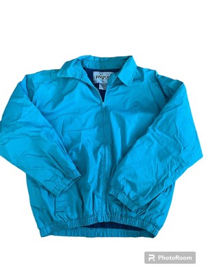 Vintage Jansport Men’s Lined Windbreaker Zip Up Jacket Teal Size Large ...