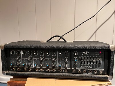 Vintage Peavey XR-500 Series 260-C 5CH Powered Amplifier Head Mixer | eBay