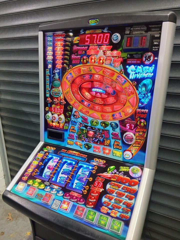 Cash Invaders Pub Fruit Machine £100 Jackpot / Awesome Game | eBay UK