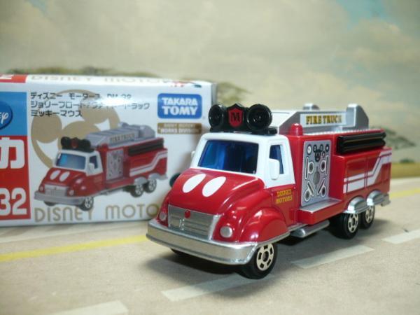DM-32 Disney Motor Mickey Mouse Jollyfloat FIRE ENGINE TOMICA TOMY ...