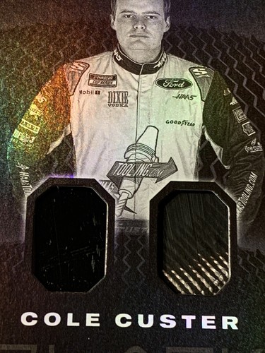 2021 Panini Chronicles - Jet Black Materials #JBM-CC Cole Custer (MEM ...